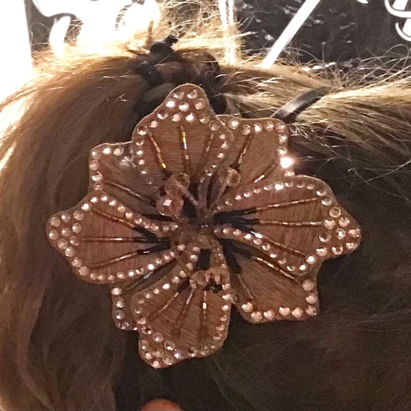 Accessories | Brown Sequence Headpiece | Poshmark
